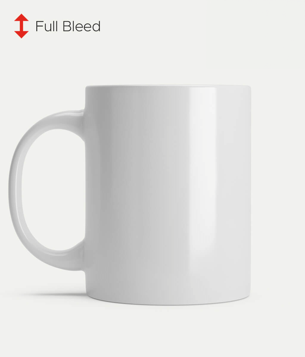 Borderless Mug - Print on Demand Full Bleed 11oz Mug | Inkthreadable