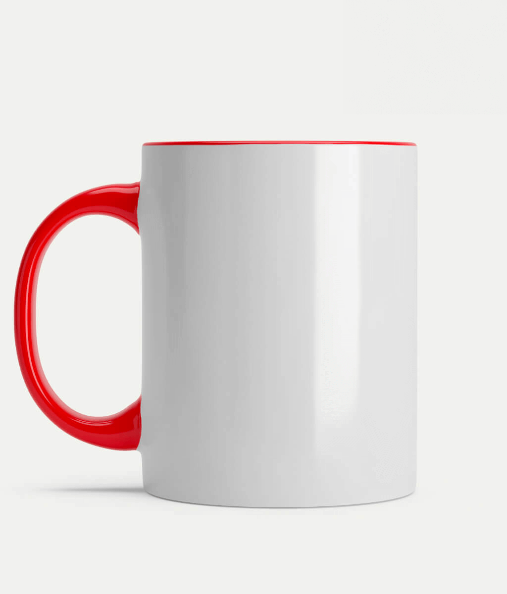 Design your own two toned mug | Personalised mugs by Inkthreadable