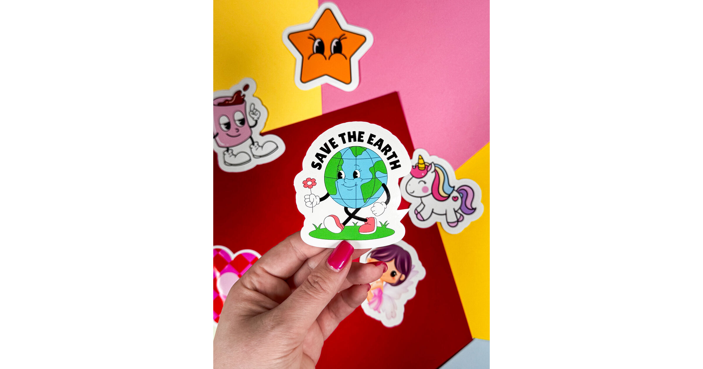 Custom Print-on Demand Stickers | Inkthreadable